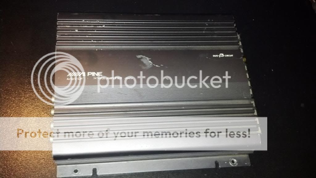 Alpine 3526 4 channel - Amp Guts - Steve Meade Designs