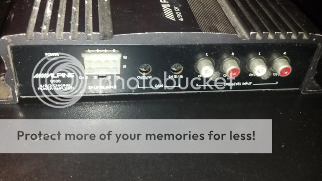 Alpine 3526 4 channel - Amp Guts - Steve Meade Designs