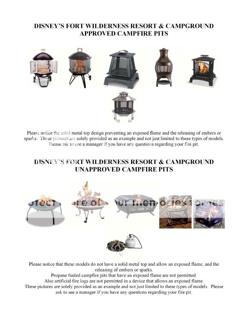 Disney Approved Fire Pits | The DIS Disney Discussion Forums ...