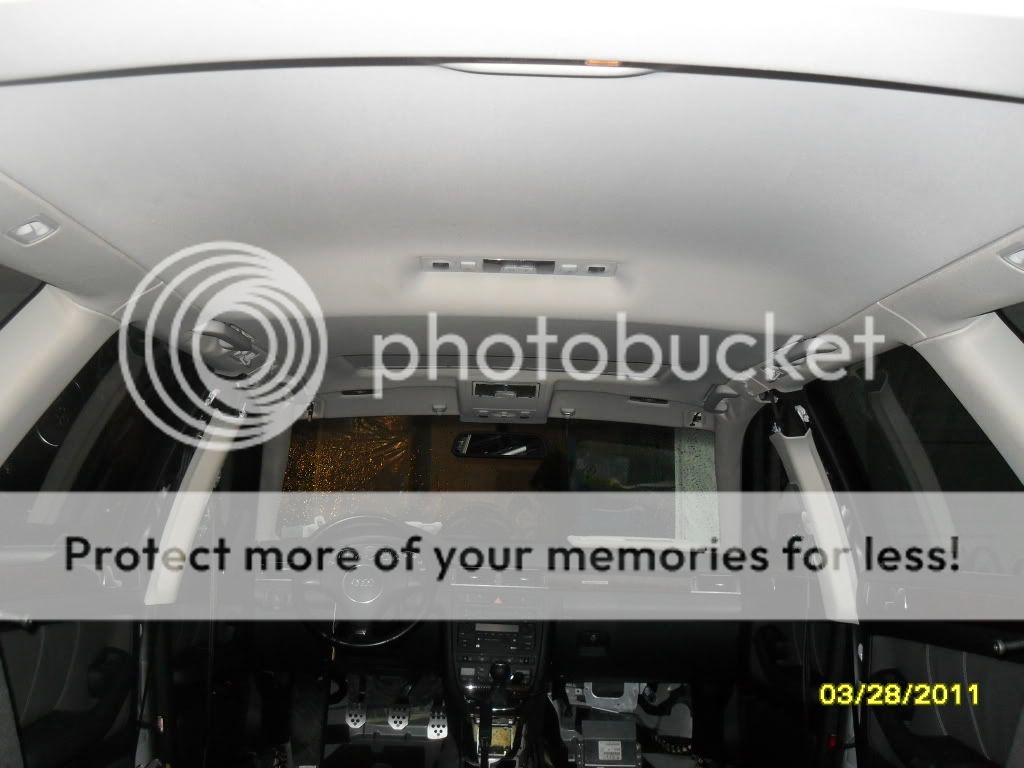 Installed the RS6 Alcantara Headliner today! (alot of pics)