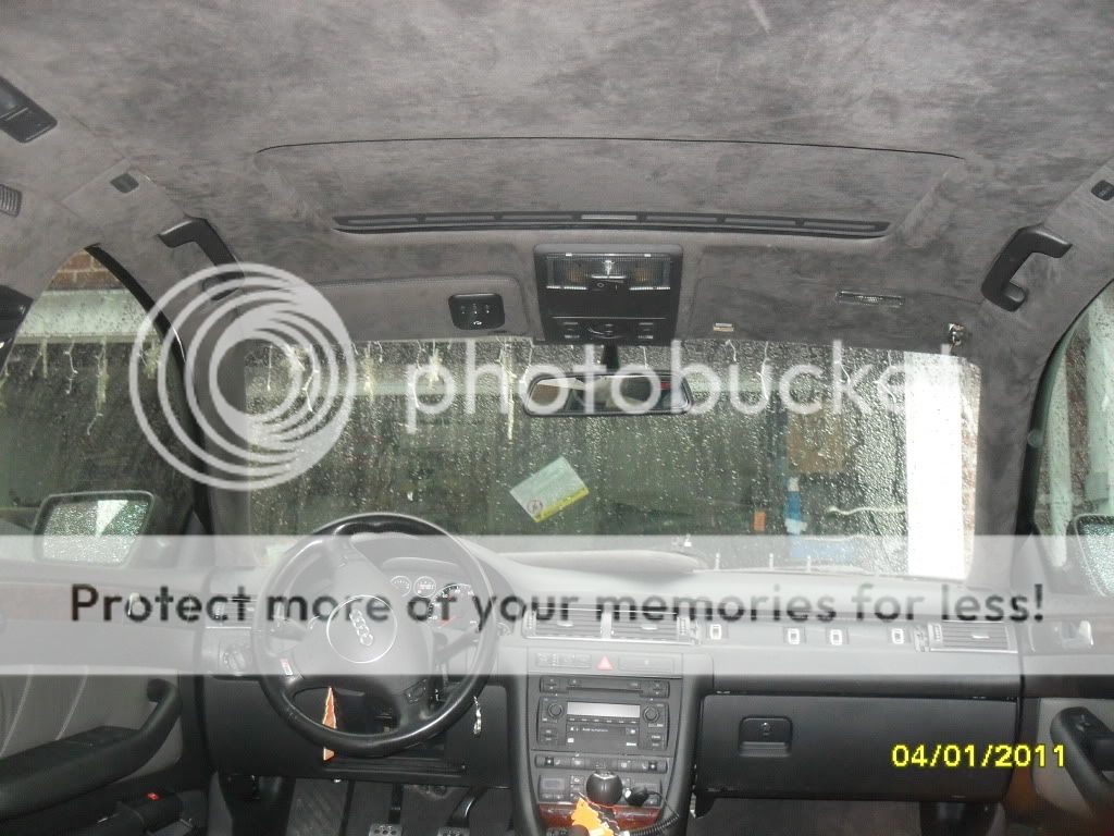 Installed the RS6 Alcantara Headliner today! (alot of pics)