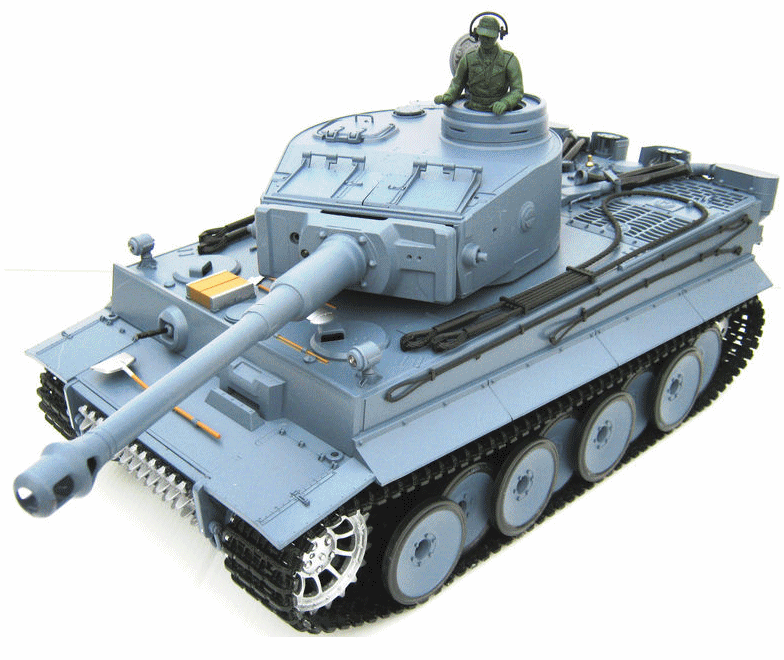 Heng Long German Tiger 2.4G radio remote control rc 1/16 BB shooting ...