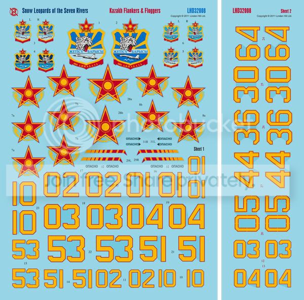 Su-27 'Snow Leopards' decals - Aircraft Modern - Britmodeller.com