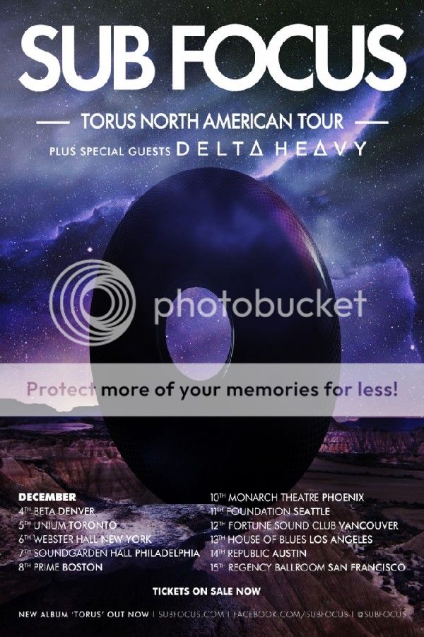 Sub Focus Announces December North American Tour - EDMTunes