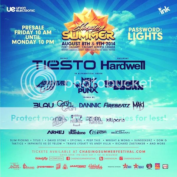 Chasing Summer Music Festival Reveals 2014 Lineup With Headliners ...