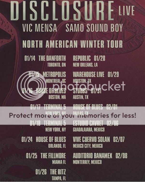 Disclosure Announce 2014 North American Tour Dates - EDMTunes