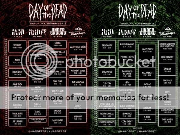 HARD Day Of The Dead Set Times Released - EDMTunes